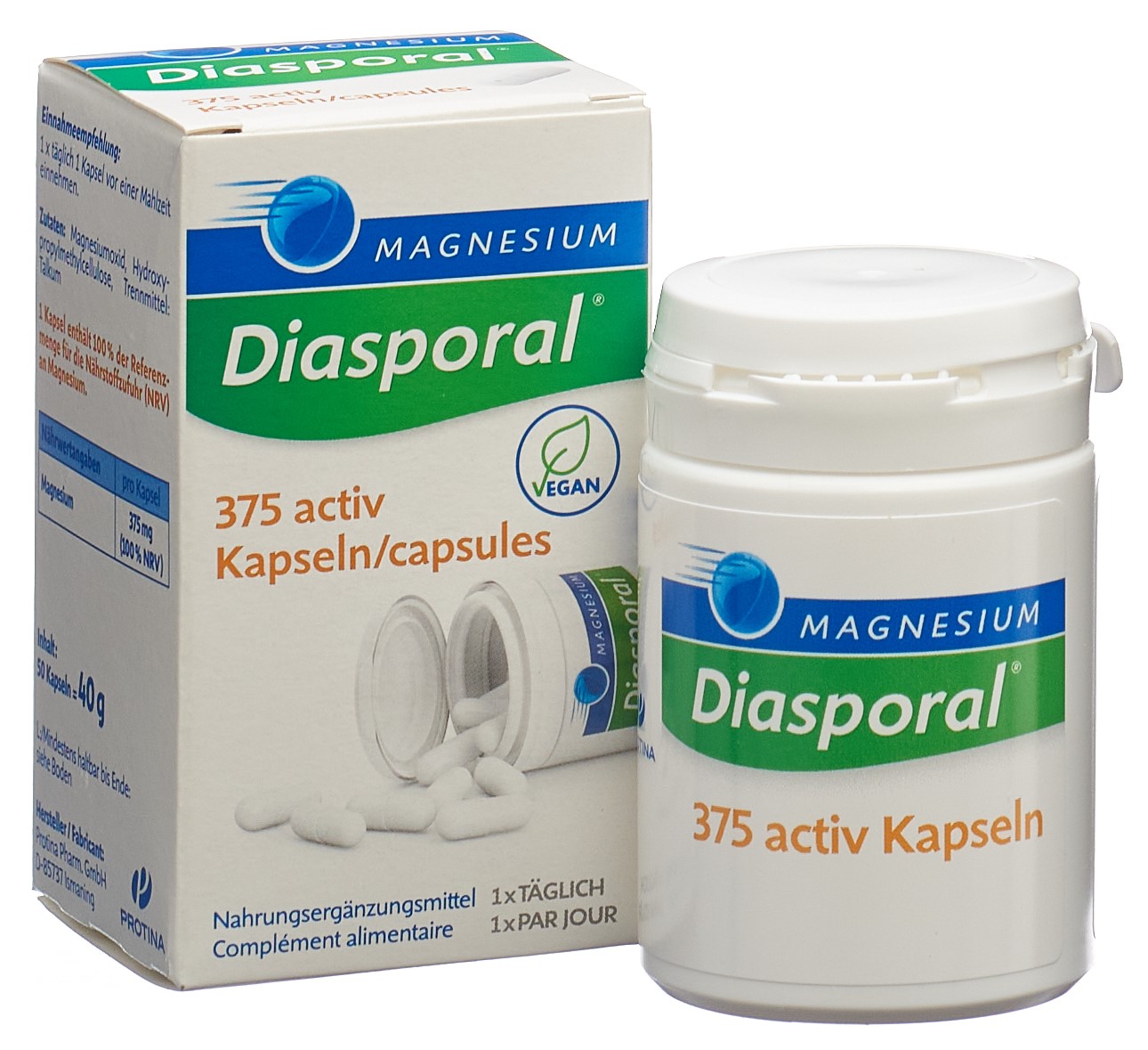 Magnesium Diasporal Activ Kapsel - 50 Kapseln für optimale Ernährung