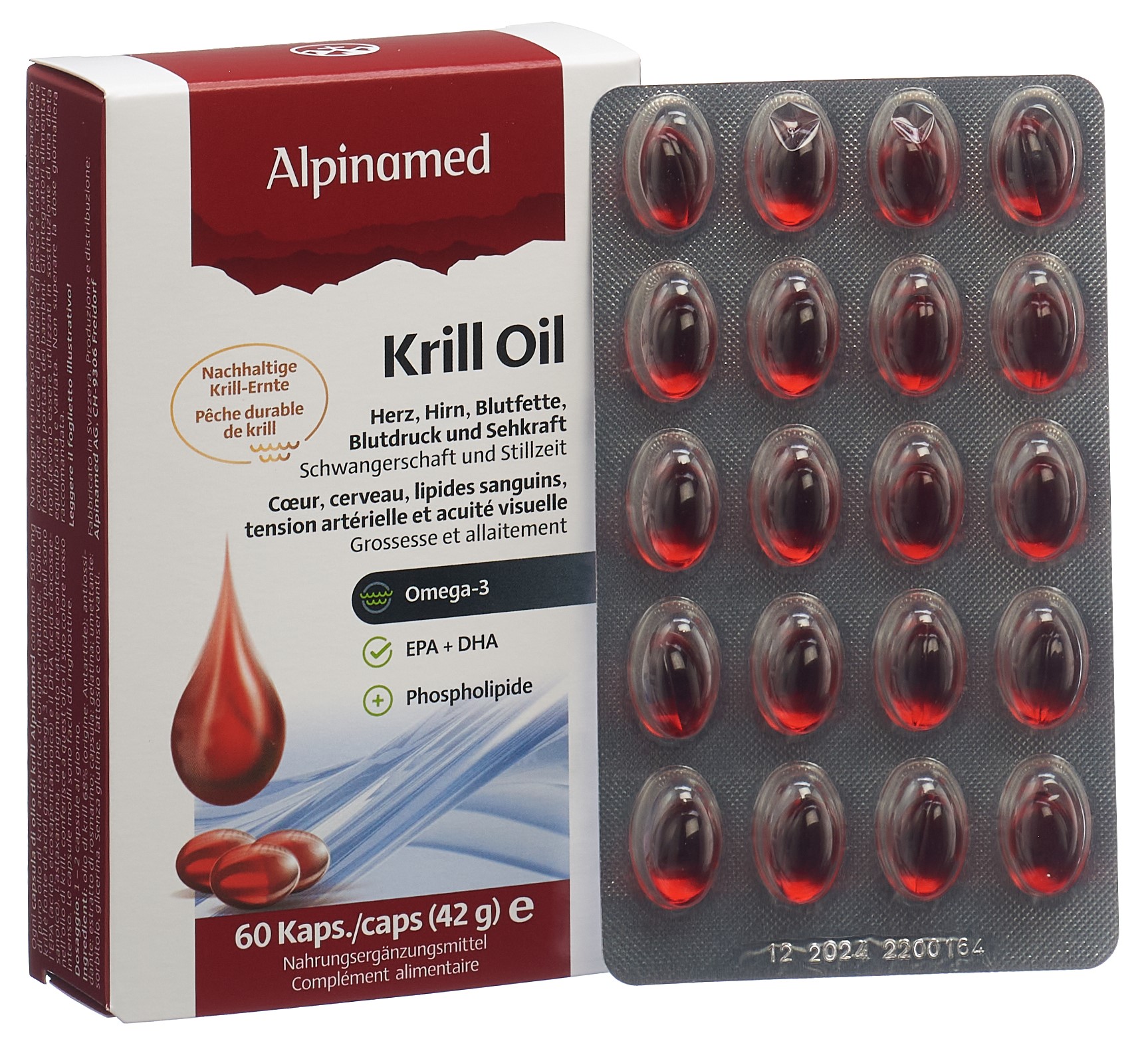 ALPINAMED Krill Oil Kapsel 60 Stück | McDrogerie