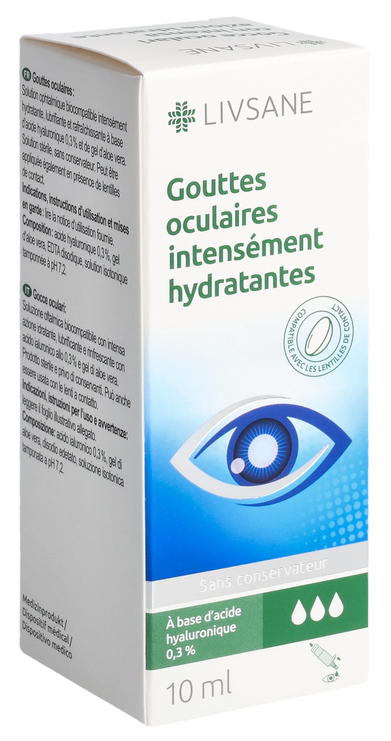 LIVSANE Intensiv befeuchtende Augentropfen 10 ml | McDrogerie