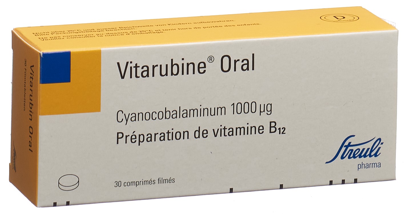 Vitarubin Oral Filmtablette 1000 mcg 30 Stück kaufen bei BENU