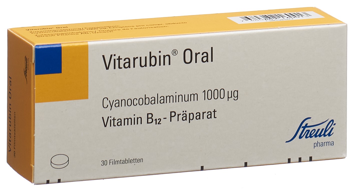 Vitarubin Oral Filmtablette 1000 mcg 30 Stück kaufen bei BENU