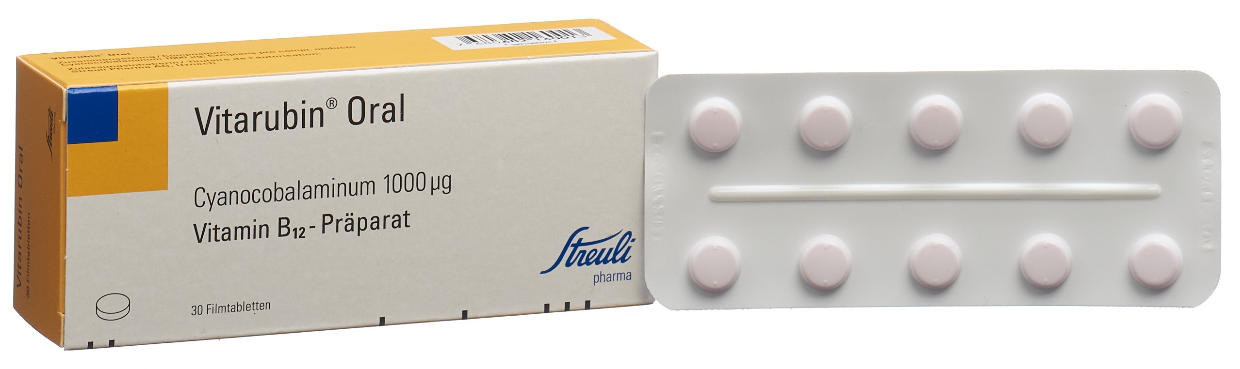 Vitarubin Oral Filmtablette 1000 mcg 30 Stück kaufen bei BENU